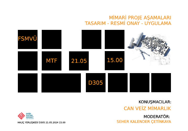 FSMVÜ | Mimari Proje Aşamaları Tasarım Resmi Onay Uygulama